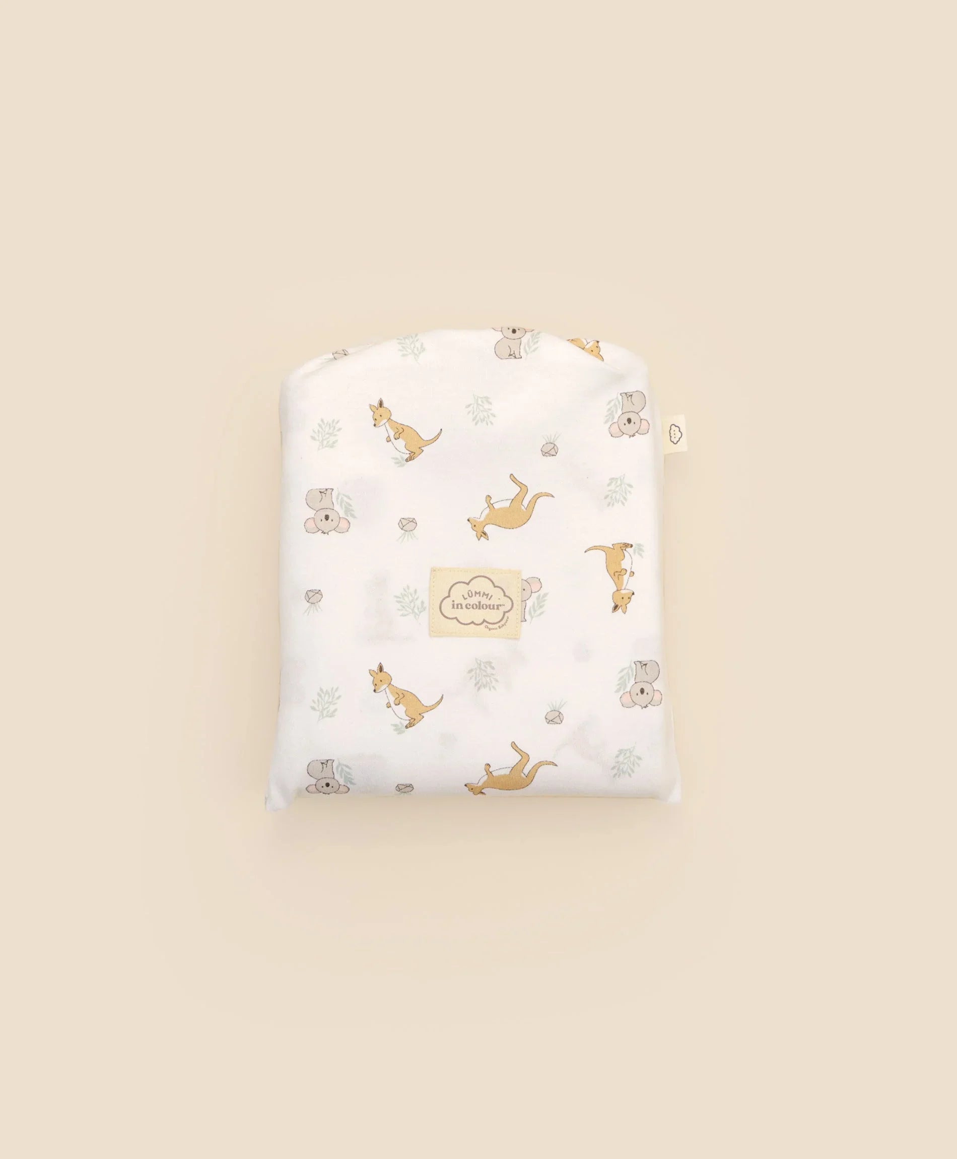 Lūmmi in Colour | Cloud-Soft Swaddle Wrap | Kangaroo & Koala Print ...